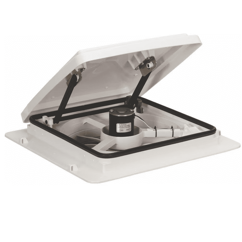 Maxxair MaxxFan Plus Dachhaube manuelle Öffnung 40 x 40 cm weiß | breakouts