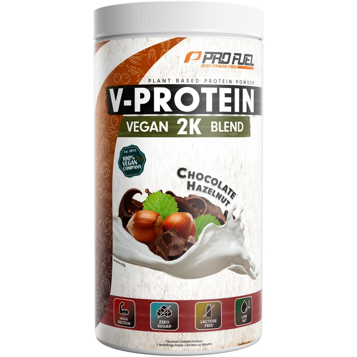 ProFuel V-Protein 2K Blend 1000 g Dose Chocolate Hazelnut | breakouts